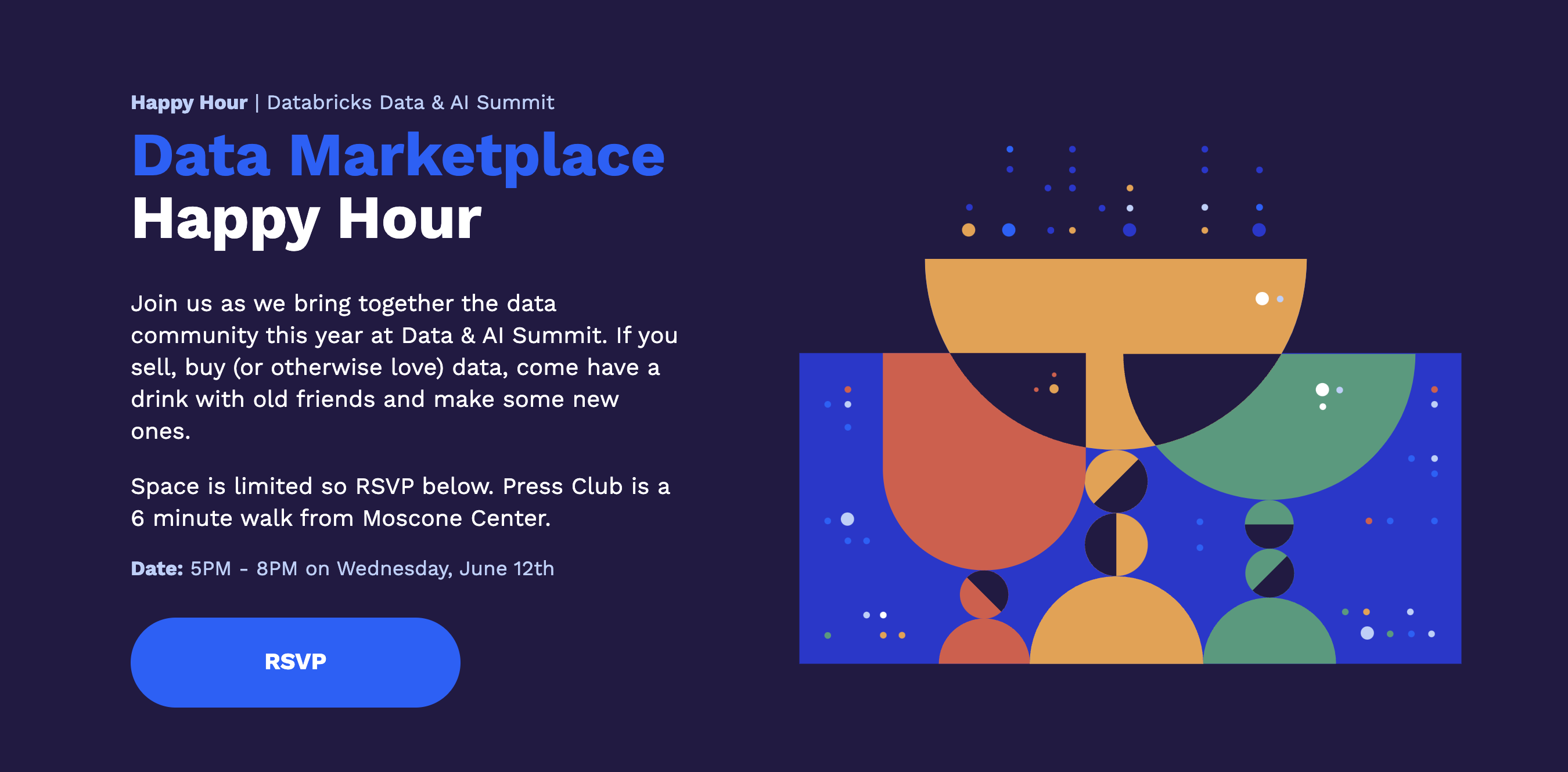 Happy Hour: Data Marketplace Happy Hour at Databricks Data & AI Summit