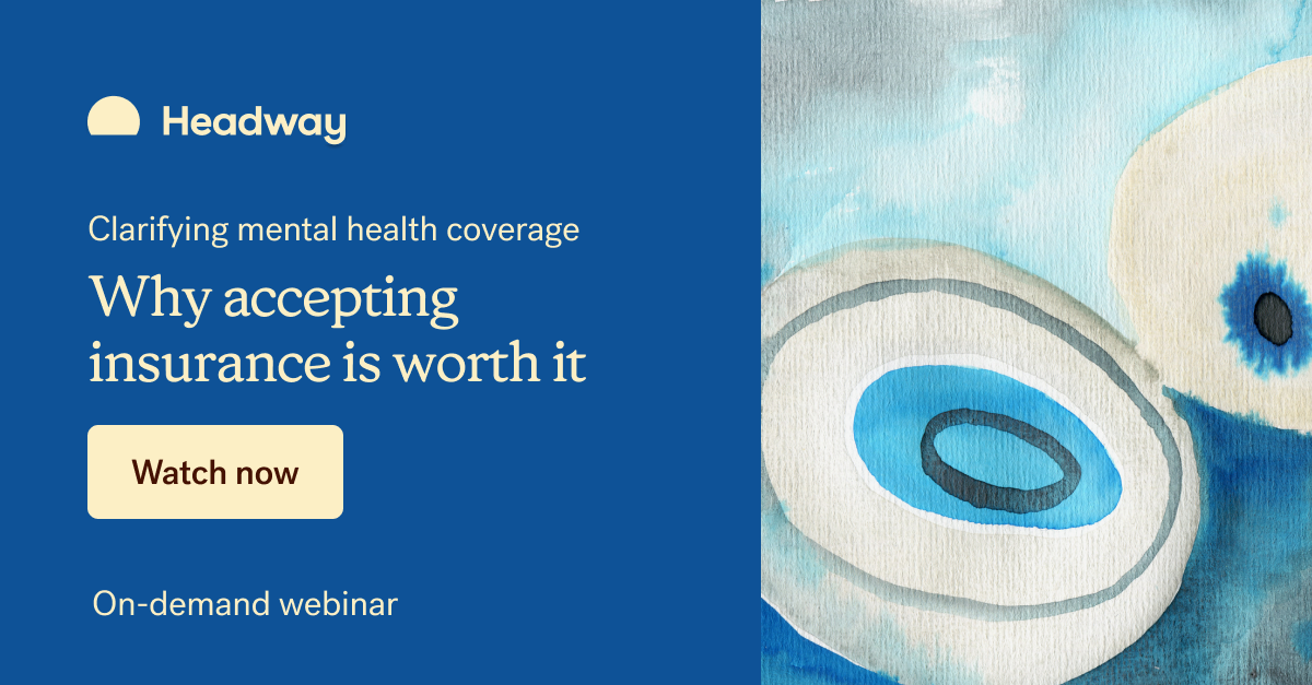 On-demand - Why accepting insurance is worth it - from the series ...