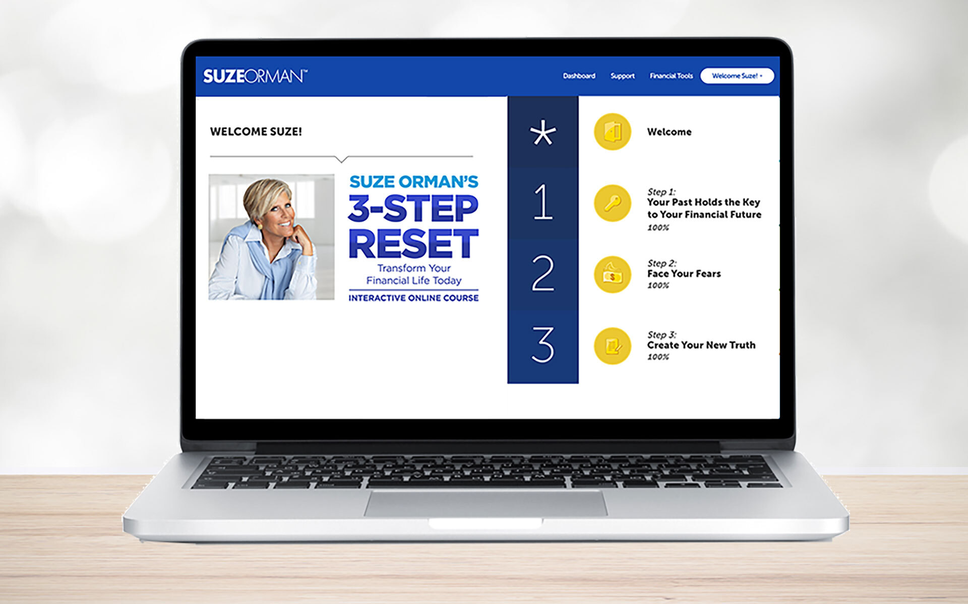 Suze Orman | 3-Step Reset Online Course